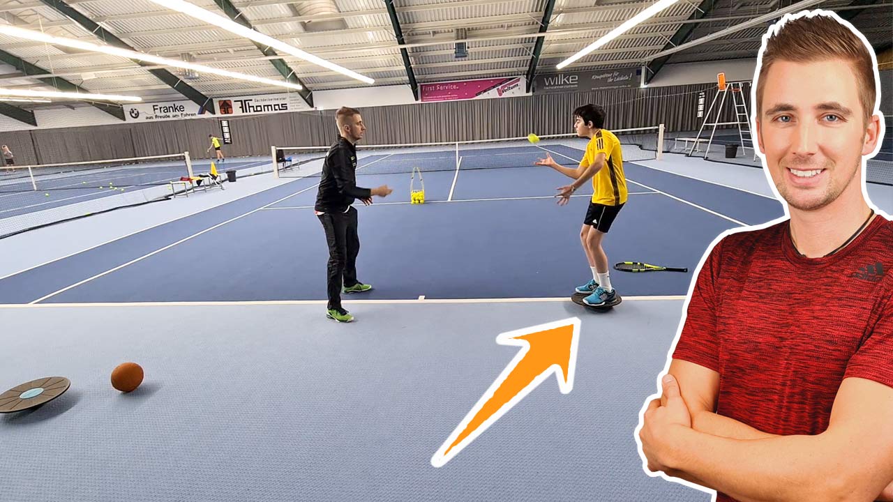Tennis Balance Board Drills | Tennistraining Online