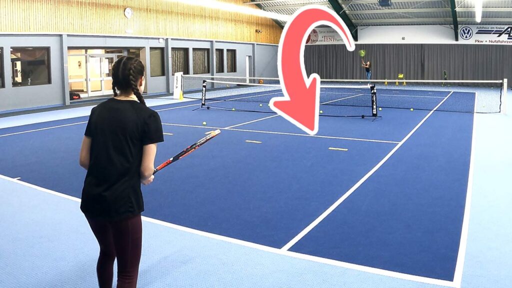 Tennis Warmup Drill In 10 Variations "Line Run" #017